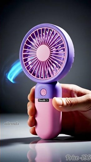 GN Wonders USB Mini Fan | Portable Pocket Fan | Travel Friendly Rechargeable Fan