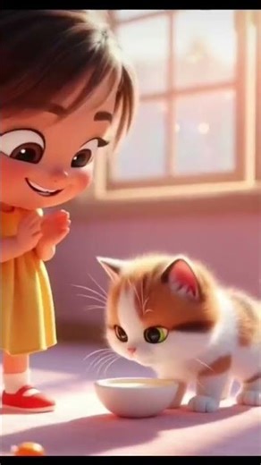 Cute Kids Rhyme – The Little Cat | Nursery Rhymes for Children #littleone #littlecat