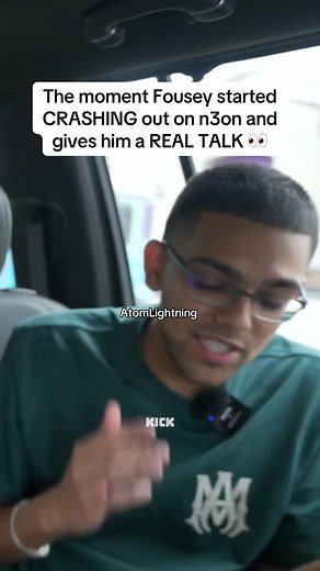 The moment Fousey started CRASHING out on n3on and gives him a REAL TALK 👀 #n3on #n3onclips #viral #trending #xyzbca #fousey #fouseytube