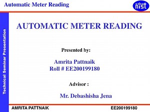 AUTOMATIC METER READING - SlideServe