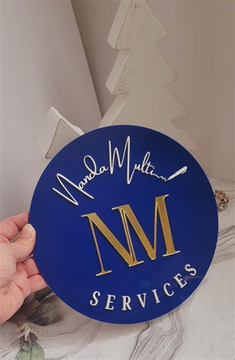 Custom Acrylic Logo Business Sign, Acrylic Name, Custom Acrylic Logo Watermark With Stand - Etsy