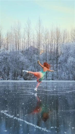 Ice Princess Experience on a Frozen Lake