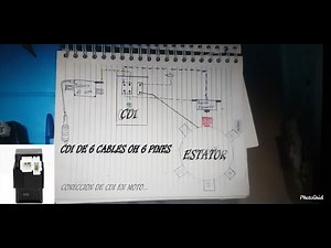 Como conectar un CDI de 6 cables en moto