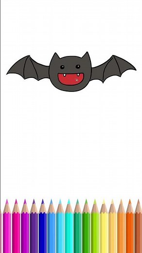 How to Draw a Cute Bat Easy