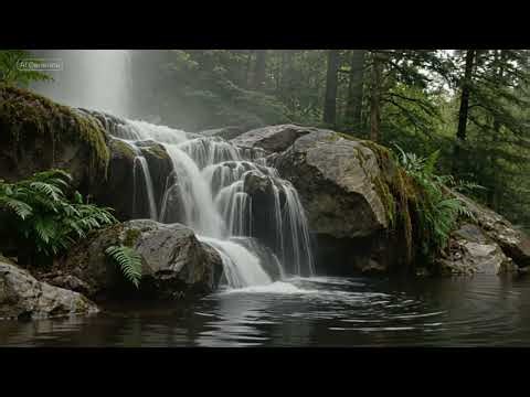 Gentle Waterfall Sounds 🌿 Relax, Unwind & Fall Asleep Fast (20 Minutes)