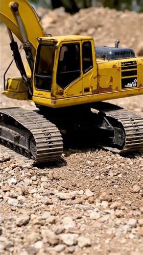 GIANT OLD EXCAVATOR RC POWER CHALLENGE! 🚧💪