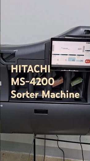 HITACHI-MS 4200 -Cash Sorting Machine