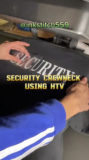 customers request fullfilled ✅ • • • applying white htv (Security) text on ulta beauty crewneck, Let’s GO! -Sublimation transfers now available. DM “👕” for more info. #fyp #inkstitch #559 #559fresno #ultabeauty #cricutprojects #cricut #printthencut #htv #htvvinyl #whitehtv #customhtvtransfers #customhtvvinyltshirts #htvprints #crafting