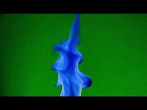Blazing Blue: Green Screen Fire Template