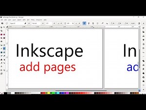 Inkscape add pages