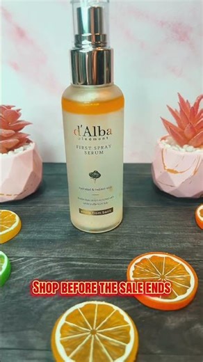 Glowing Skin in Seconds with d’Alba First Spray Serum #SkincareRoutine #BeautyHacks