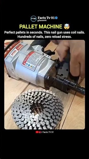 This Tool Builds Wooden Pallets in Seconds 😳