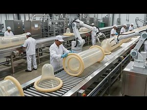 How Female Condoms Are Made – Inside the Condom Production Line | Full Process