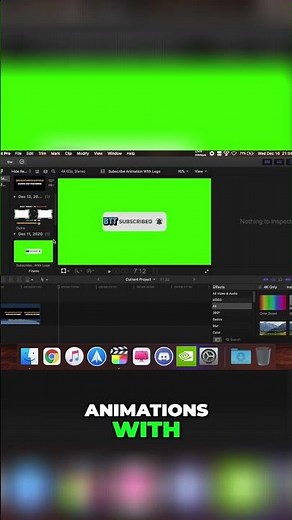 YouTube Subscribe Animation: EASY Green Screen Tutorial! #shorts