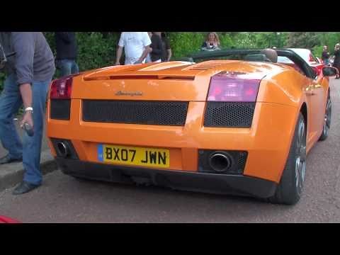 Lamborghini Gallardo Spyder Revving to 126 Decibels - RSC Exhaust