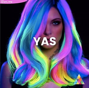 This hair trend glows under black light and it's magical AF 🔮 | Instant