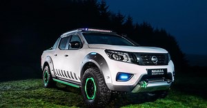 Nissan concept pickup truck uses onboard drone to help with remote rescues