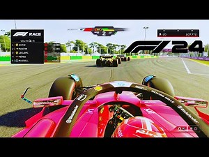 F1 2024 PS4 GAMEPLAY | CHARLES LECLERC | FERRARI | AUSTRALIA GP