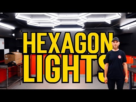 Installing Hexagon LED Lights in My Garage (Huge Upgrade!)