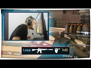 BLIND & DEAF 1v5! - Best of Loop (Legally Blind/Deaf CS:GO Player, Donation Reactions & More!)