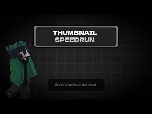 Speedrunning a Minecraft Thumbnail in Photopea