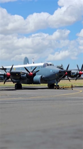 Avro Shackleton Ground Run ✈️ 🏕️ #outdoors #aviation #camping #airforce #shackleton #shorts #reels