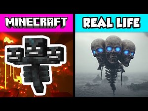 All Minecraft Mobs Brought to Life! (Ultra-Realistic Mobs, Items, and Animals)
