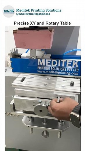 Precision Pad Printing on XY & Rotary Table #meditekprintingsolutions #padprinting #machines