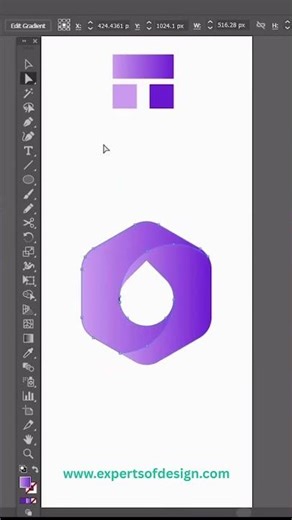 Watch This Shape Turn Into a Premium Logo 🔥 | Logo Design Process in Illustrator | Experts of Design