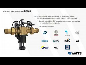 Backflow preventer BA BM (for DN15 - DN50)