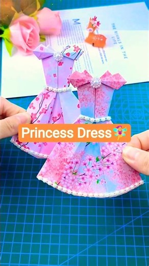 Make a STUNNING Paper Princess Dress in Minutes