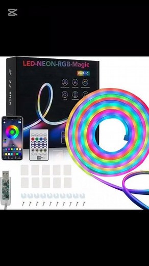 4.8K views · 19 reactions |  NEON LED RGB-MAGIQUE  ♦️Prix :45.000Ar ✅Contrôler par application et télécommande ✅Synchroniser avec la musique, vous pouvez Synchroniser les lumières au rythme de n'importe quelle chanson ✅Couleur multicolores et unique ✅Flexible ✅Longueur:5 metres ✅Alimentation :USB ✅Avec attache fixation Livraison partout à Madagascar  ☎️ 032 88 469 87 | Mazava Store MG | Facebook
