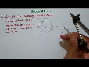 Practical Geometry|Exercise 4.1| Prob 1(i) |Mathematics|Class 8| NCERT|