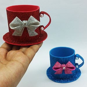 960K views · 26K reactions | Wow!! Mini Cup Making Ideas With Foam Sheet Paper. Amazing Showpiece with Decorative Cup. #cup #crafts | Origami Art & Crafts | Facebook