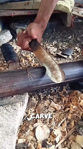 Bamboo Craftsman's Divine Skill Two bamboo sticks seamlessly connected #BambooJoinery #TraditionalCraft #ArtOfMaking | Huntsville Studio