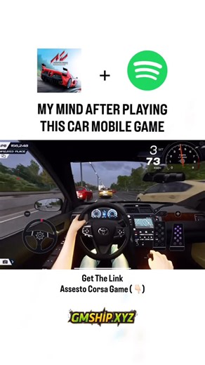 GMSHIP 🐔 on Instagram: "High Graphics Best Car Mobile Game Ever!! Assetto Corsa Mobile for Android/iOS (High graphics car game, Car games, Car edits, Mobile car games) #explore #viral #trend #trendingreels ink #reelsinstagram reelsviral cargame highgraphicsgames instamood instagood instadaily fyp"
