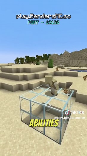 GLASS BENDING ⏳🧐 #minecraft #minecraftbadge #minecraftserver #gaming #avatar