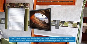 mount-it! Full Motion RV and Trailer TV Mount for 22 in. to 42 in. Screen Size MI-429