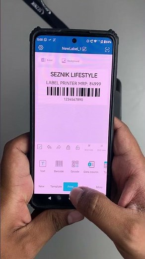 How To Print On Continuous Sticky Paper? | JOSH Label Printer | SEZNIK LIFESTLYE