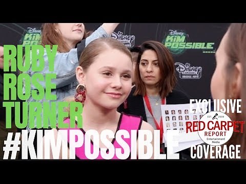 Ruby Rose Turner interviewed at the #DisneyChannel #KimPossible Movie Premiere