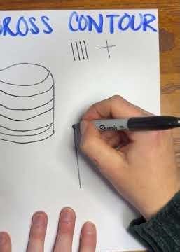 Cross Contour Drawing