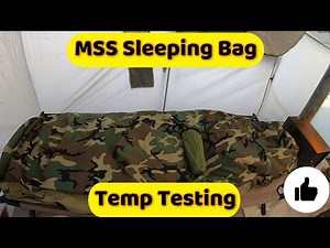 MSS (Modular Sleep System) Temperature Testing