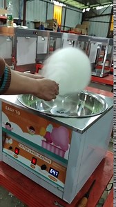Newhai Commercial Cotton Candy Machine Electric Candy Floss Maker 18.5Inch 1200W Stainless Steel Sweet Sugar Candy Floss Maker for Cotton Candy Seller or Various Parties