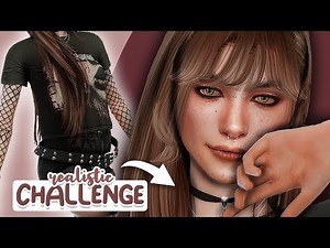 Making the MOST REALISTIC SIM 😵 | Sims 4 Create a Sim Challenge