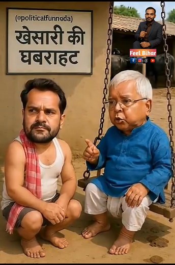131K views · 3.3K reactions | Khesari ki ghabrahat | Khesarilal vs Lalu | Bihar Election Parody 2025 | #trending​​ #viral​​​​​ #shorts​​ #comedy​​ #cartoon​​ #funny​​ #electionupdate​​ #electionresults | Feel Bihar | Facebook