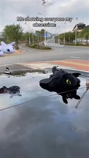 Toothless Plush for Car on Instagram: "Make your car ride feel like a fairy tale with Toothless plush. 🦖 #FairyTaleDrive #PlushVibes #ToothlessInCar #CarAdventure #MagicalRides"
