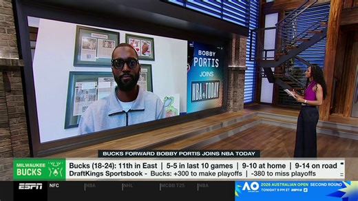 Bobby Portis Jr. joins Malika Andrews on NBA Today to discuss Milwaukee's season thus far, Giannis trade chatter and the Bucks' playoff hopes 🏀🔥 Milwaukee Bucks | NBA | ESPN