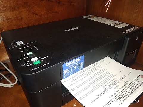 Cara Setting WiFi Printer BROTHER DCP-T420W