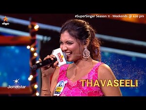 Glimpse of Ada Machamulla Song by #ThavaseeliDhanraj 😍🔥 | Super Singer Season 11 | Episode Promo