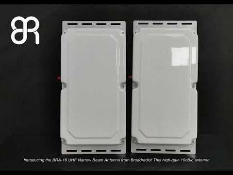 UHF Narrow Beam Antenna High Gain 10dBic Size 460×220×44mm For Access Control